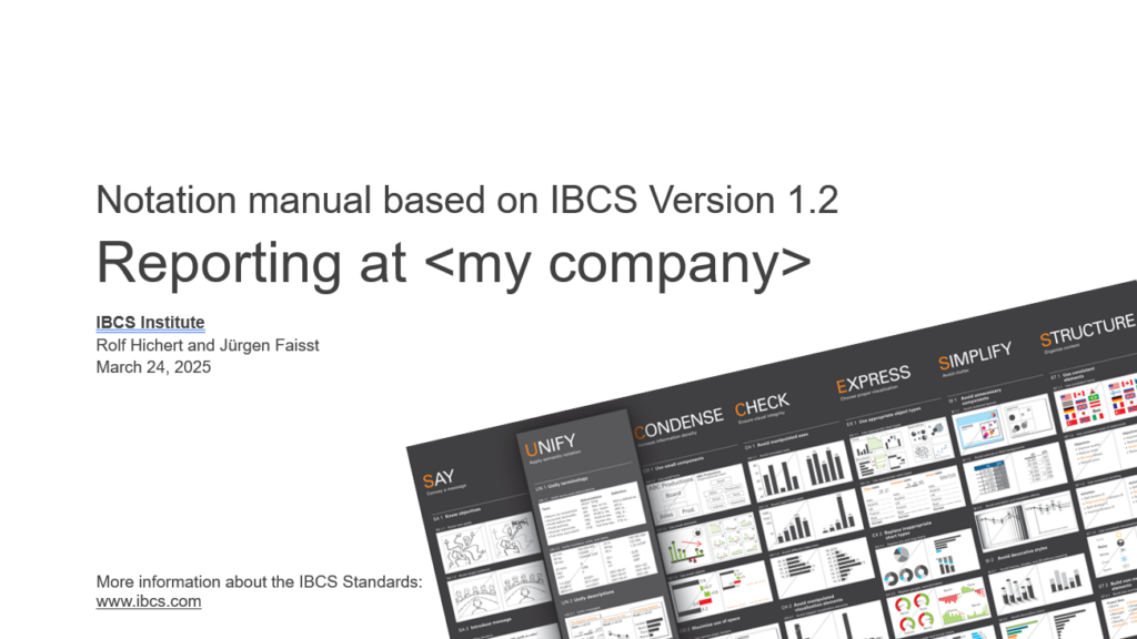 Notation manual and cheat sheet template (pdf or ppt) - IBCS.com